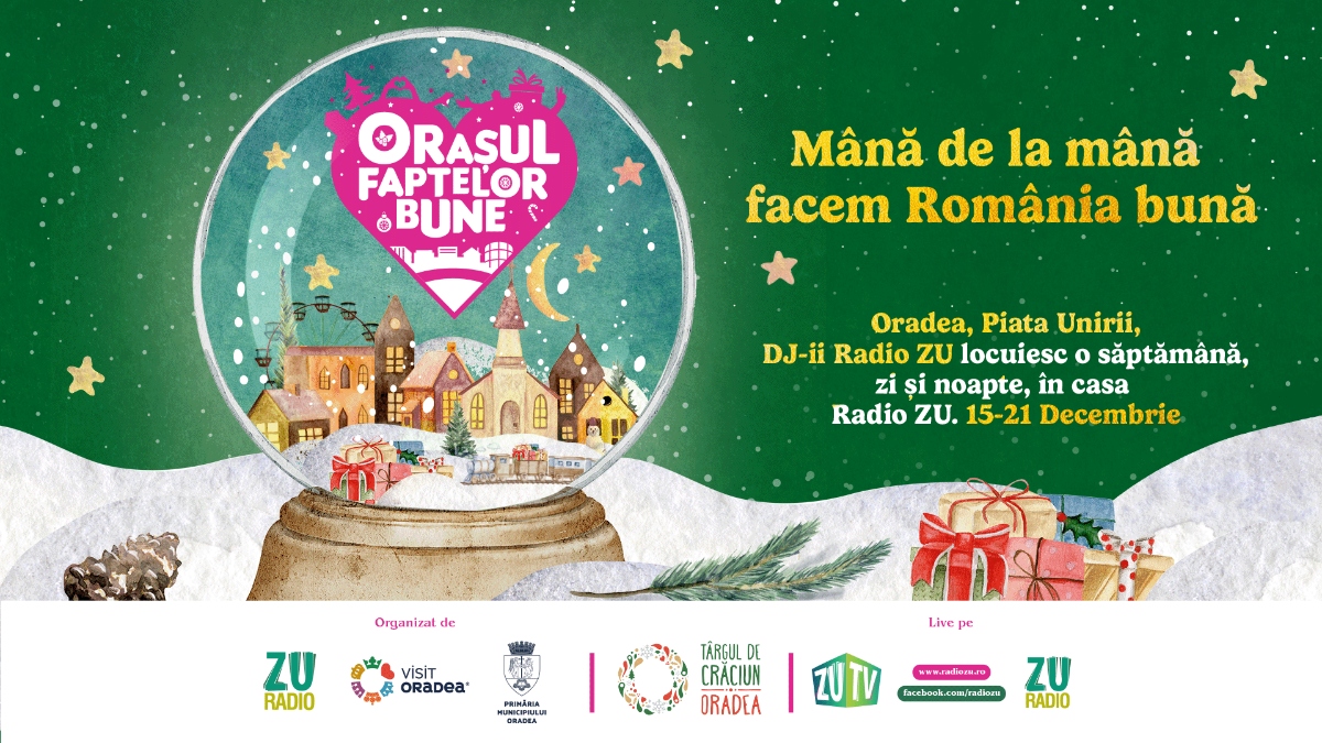 Orașul Faptelor Bune 2024. Hai în inima Târgului de Crăciun din Piața ...